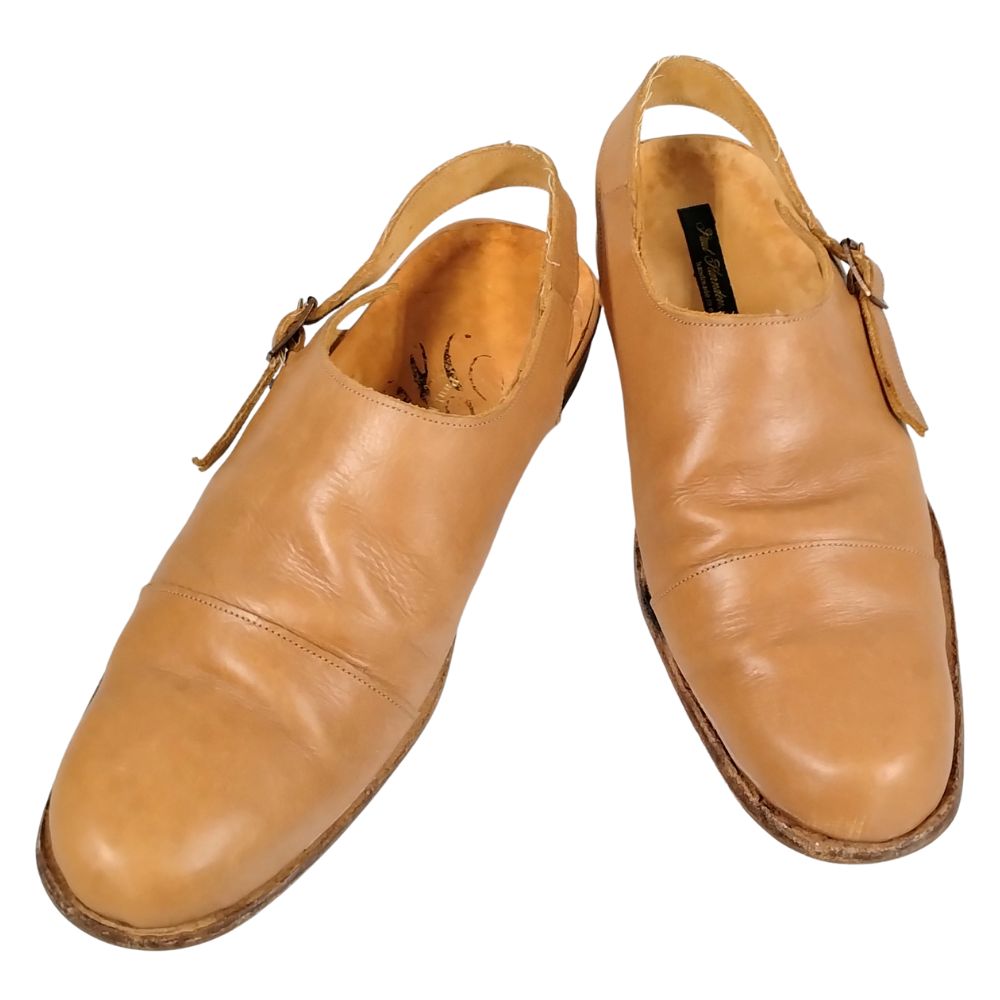 【楽天市場】PAUL HARNDEN ポールハーデン PH3 Sandal バックストラップ レザー サンダル タン サイズ8=26.5 ...