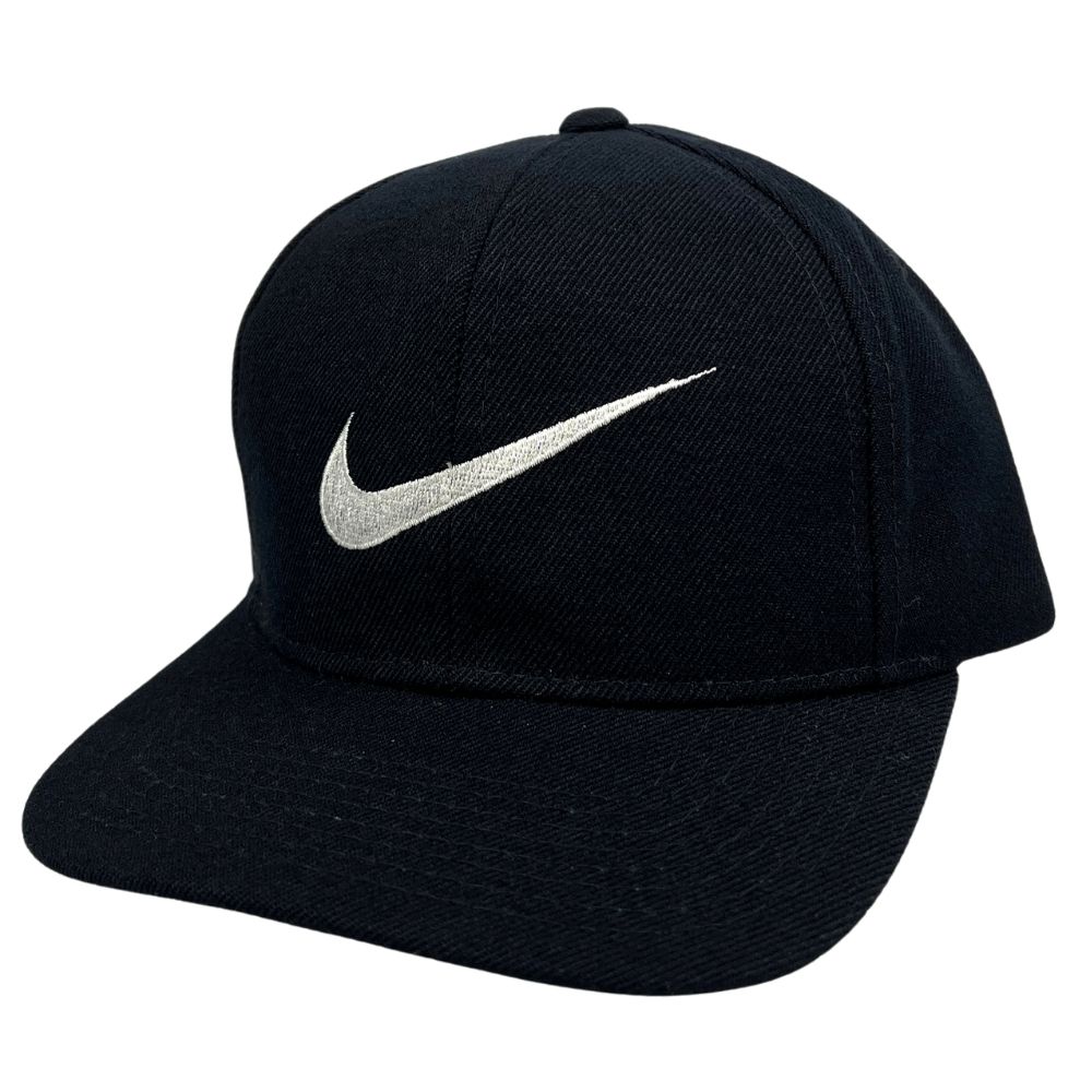 【楽天市場】NIKE ナイキ 90s Big Swoosh Cap ロゴ キャップ アクリル ブラック サイズフリー 正規品 / 53786 ...