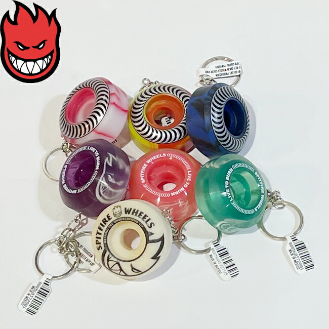 【楽天市場】キーホルダー SPITFIRE スピットファイア mini Wheels KEYCHAIN 42mm キーチェーン アソートカラー ...