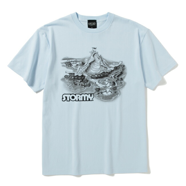 【楽天市場】tシャツ STORMY ストーミー Island T-shirts Sky Blue 半袖Tシャツ カットソー メンズ レディース ...