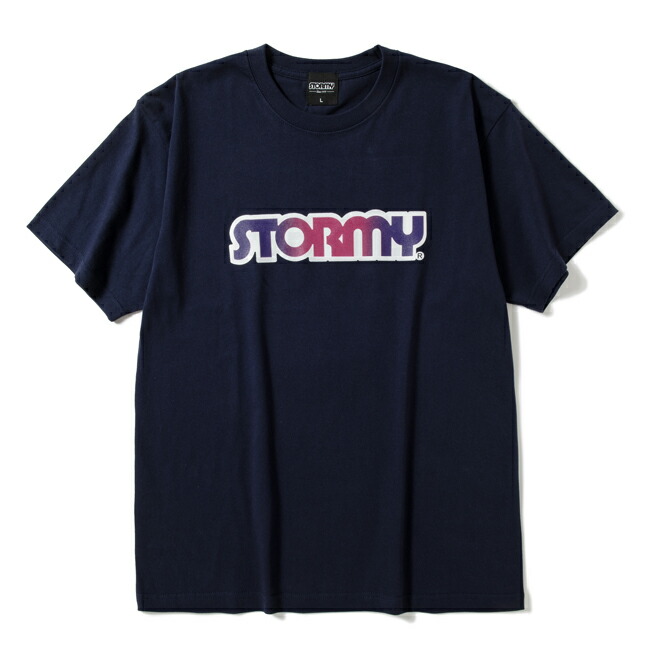 【楽天市場】tシャツ STORMY ストーミー NEW LOGO Guiter 2 S/S T-SHIRTS Navy/white ...