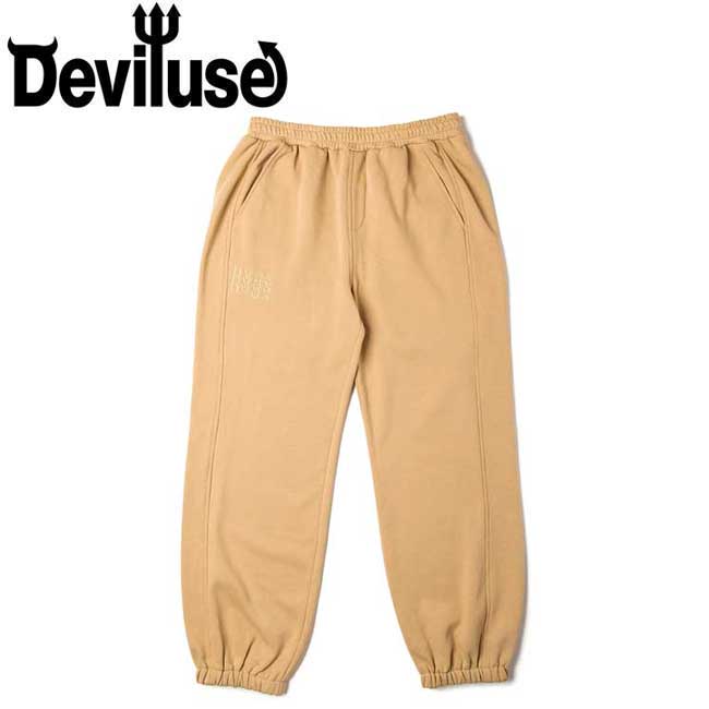 【楽天市場】デビルユース DEVILUSE パンツ DVUS Sweat Pants Sand スウェットパンツ：STORMY