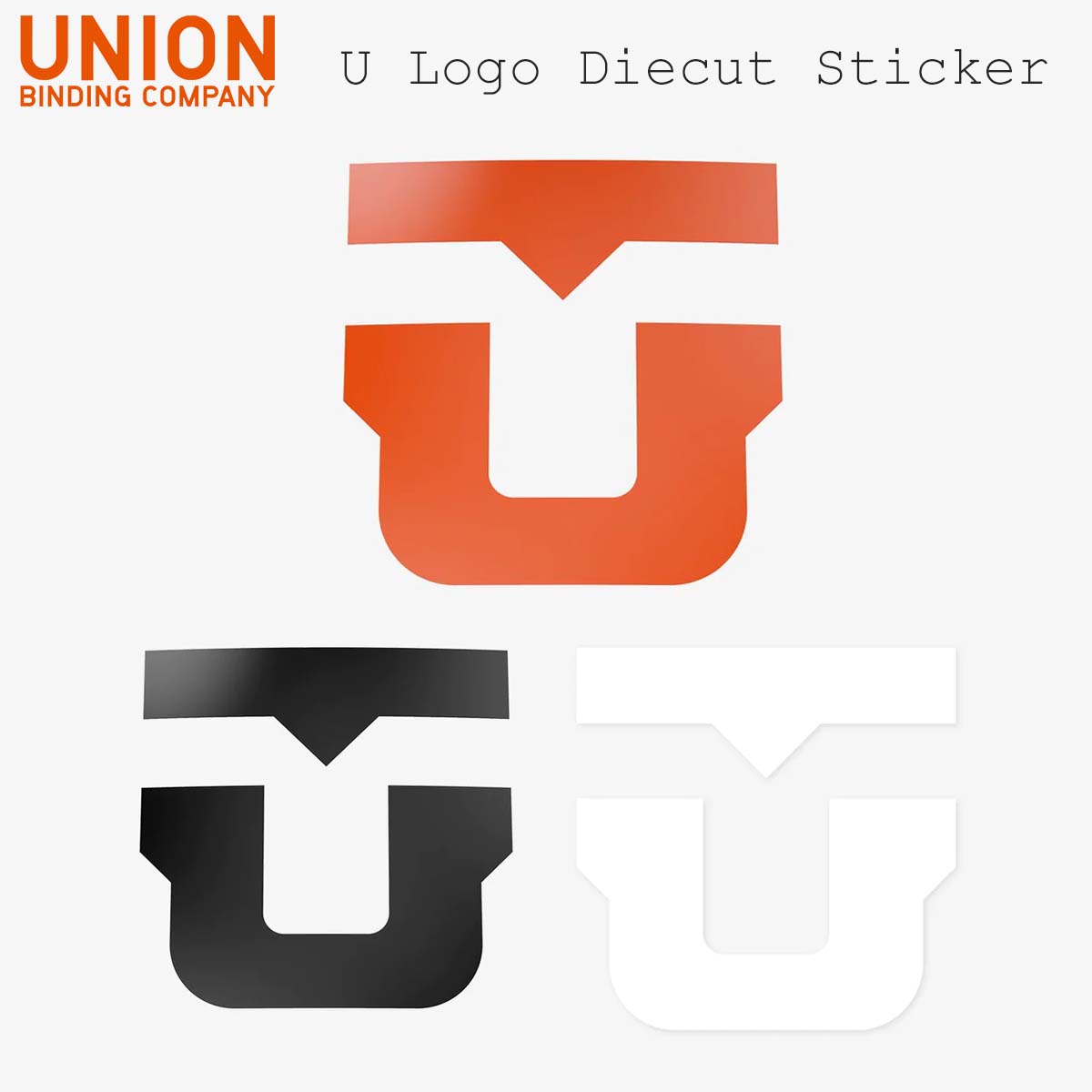 【楽天市場】UNION ユニオン ステッカー U Logo Diecut Sticker シール スノーボード スノボ ダイカット ...
