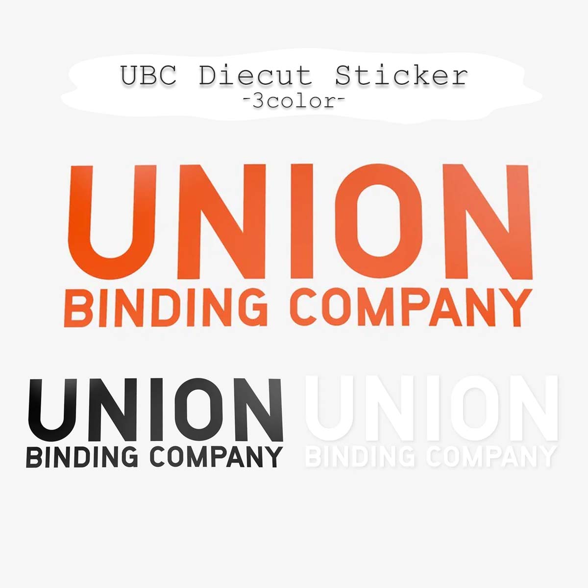 【楽天市場】UNION ユニオン ステッカー UBC Diecut Sticker シール カッティングステッカー ダイカット スノーボード ...