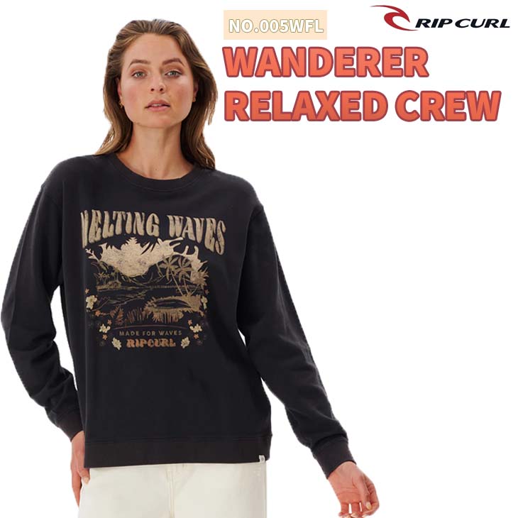【楽天市場】22 FW RIPCURL リップカール トレーナー WANDERER RELAXED CREW トップス 長袖 リラックス ...