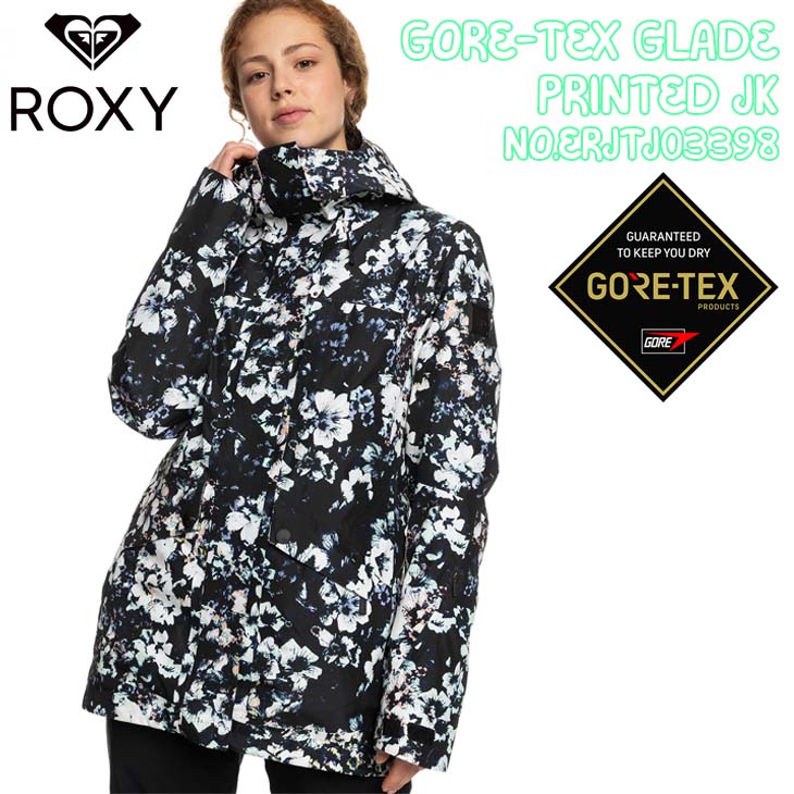 【楽天市場】22/23 ROXY ロキシー スノーボードウェア ジャケット GORE-TEX GLADE PRINTED JK 防水耐久性 透湿性 ゴアテックス スキー トップス レディース ...