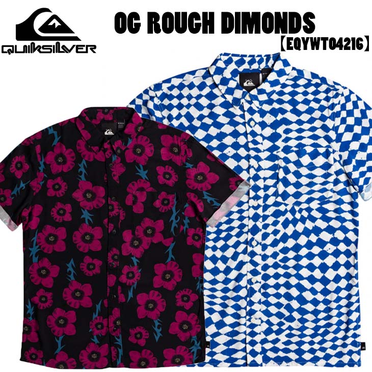 【楽天市場】21 QUICKSILVER クイックシルバー シャツ OG ROUGH DIMONDS 半袖 トップス メンズ 品番 ...