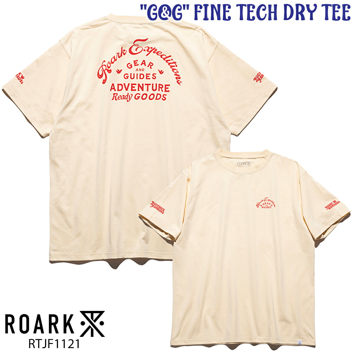 【楽天市場】25 ROARK ロアーク Tシャツ G&G FINE TECH DRY TEE 半袖 メンズ 2025年春夏 品番 RTJF1121 日本正規品：オーシャン スポーツ