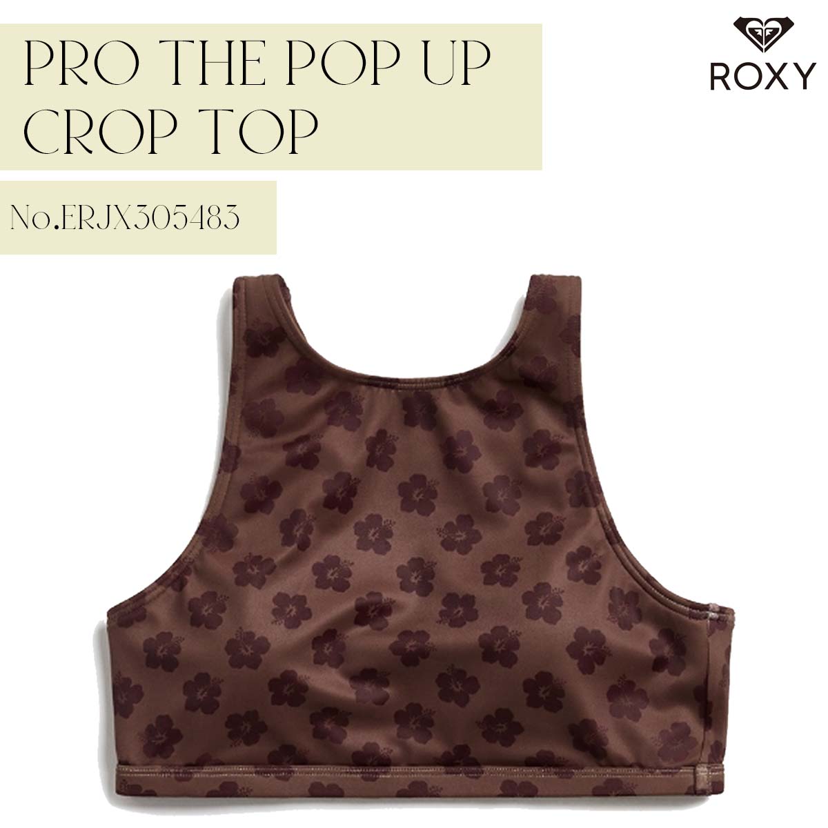 【楽天市場】25 SS ROXY ロキシー 水着 ROXY PRO THE POP UP CROP TOP スイムウェア トップスのみ アウトドア マリンスポーツ サーフィン 2025年春夏 ...