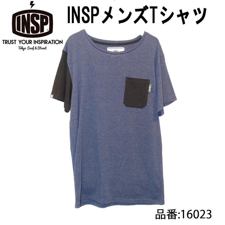 【楽天市場】【10/4～10/8エントリーでP10倍】INSP インスピ 半袖Tシャツ メンズモデル 品番 16023 日本正規品：オーシャン ...