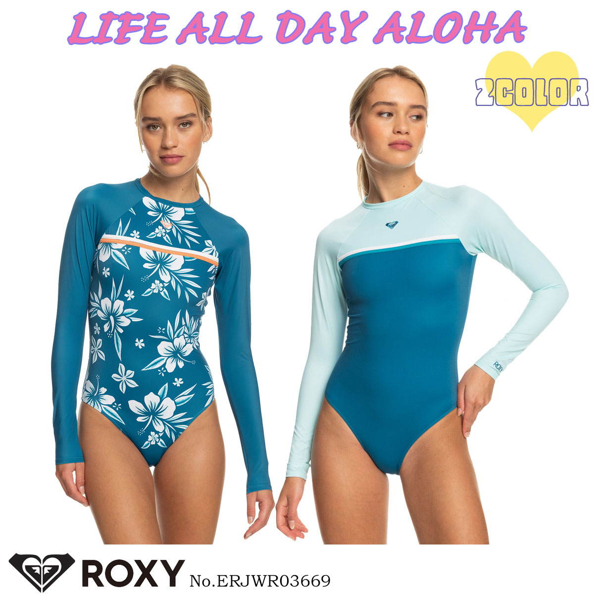 【楽天市場】23 SS ROXY ロキシー 水着 ROXY LIFE ALL DAY ALOHA ワンジー サーフィン 海水浴 プール 海 2023年春夏 品番 ERJWR03669 日本正規 ...