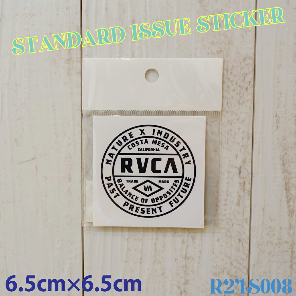 【楽天市場】RVCA ルーカ シール ステッカー STANDARD ISSUE STICKER ロゴステッカー ロゴ サーフィン サーフボード 品番 R24S008 日本正規品：オーシャン スポーツ
