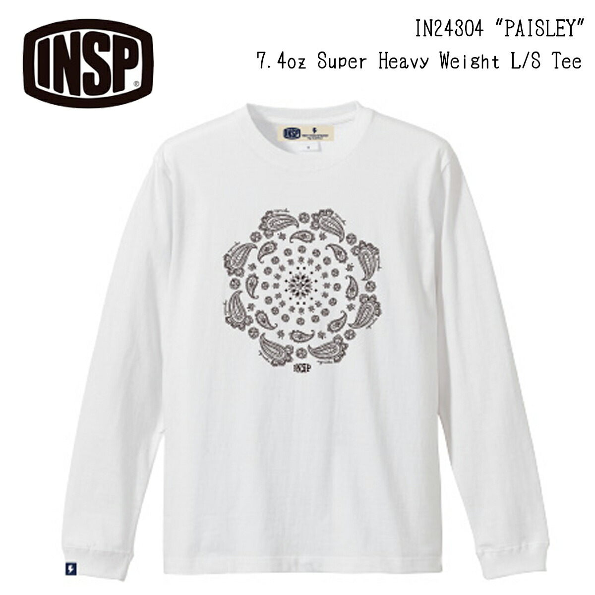 【楽天市場】24 INSP インスピ ロンT ロングTシャツ 長袖 コットン100% 綿100％ トップス ロゴ ユニセックス メンズ ...