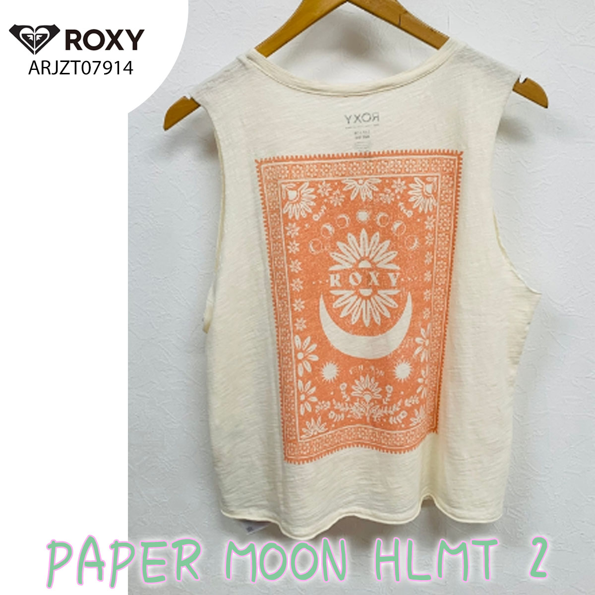 【楽天市場】24 ROXY ロキシー タンクトップ PAPER MOON HLMT 2 ノースリーブ かわいい ビーチ サーフィン マリン ...