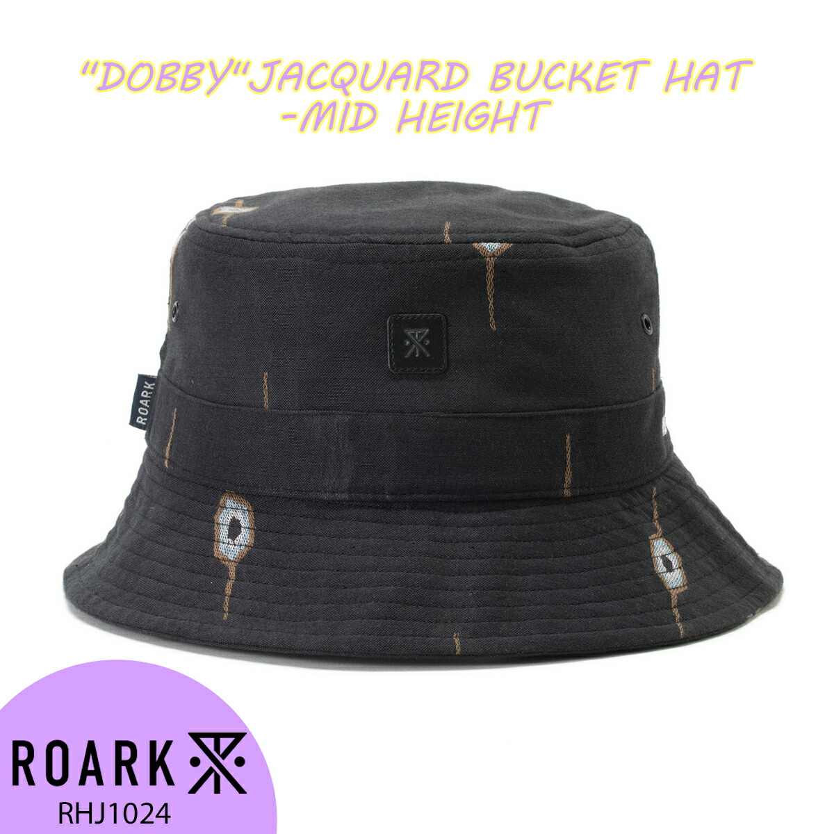 【楽天市場】24 ROARK ロアーク ハット "DOBBY" JACQUARD BUCKET HAT-MID HEIGHT 帽子 おしゃれ ...