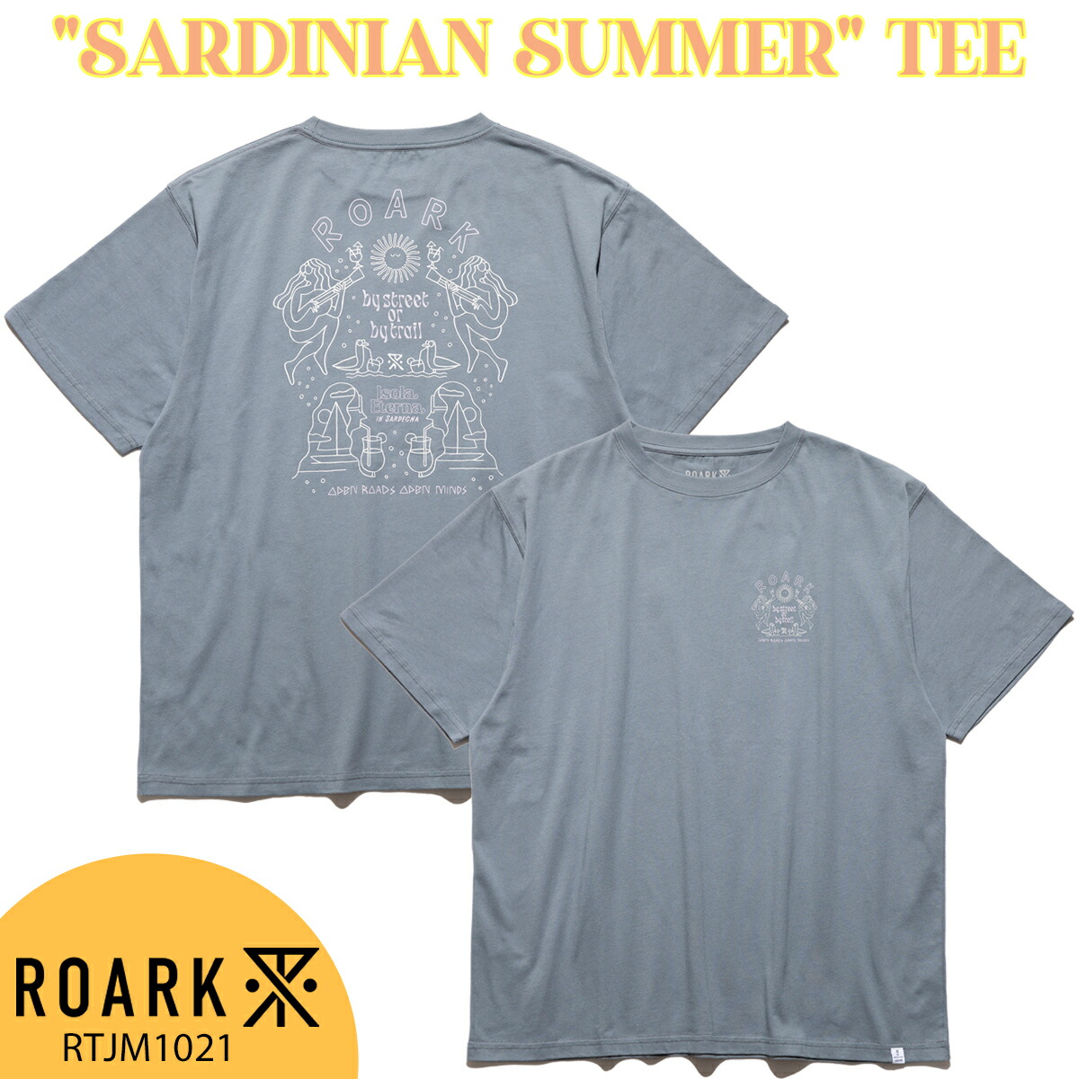 【楽天市場】24 ROARK ロアーク Tシャツ "SARDINIAN SUMMER" TEE トップス 半袖 ロゴ メンズ 2024年春夏 ...