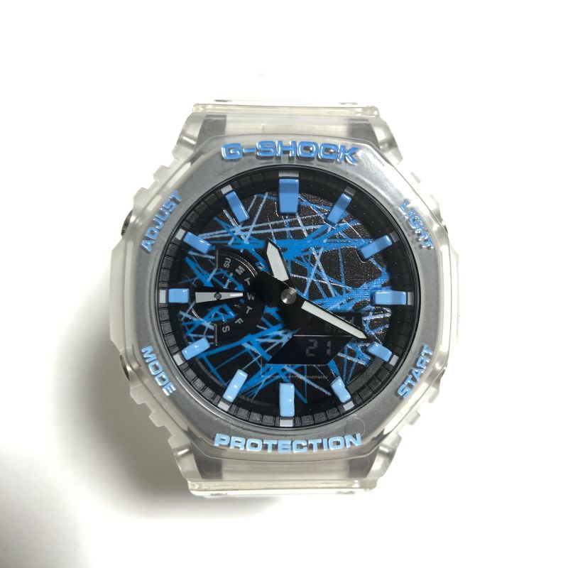 【楽天市場】G-shock GA-2100SKE-7 カスタム ペイント スカイブルー Terra：STRAP 24