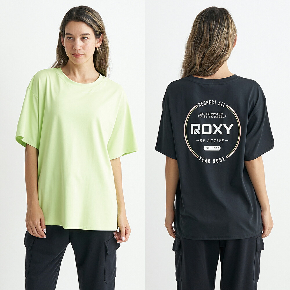 【楽天市場】アウトレット ROXY ロキシー DOWN TO EARTH PLUS Tシャツ BLACK LIME Sサイズ Mサイズ Lサイズ：LA BODY