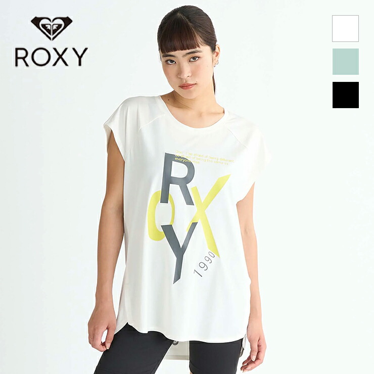 【楽天市場】ROXY ロキシー Tシャツ ブラック ホワイト カーキ フィットネスウェア ダンスウェア トレーニングウェア：LA BODY