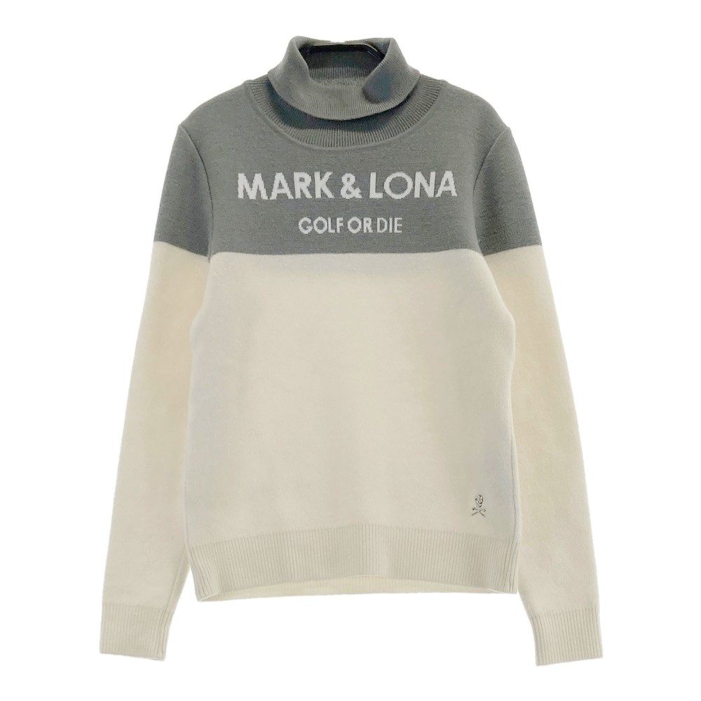 【楽天市場】MARK&LONA マークアンドロナ タートルネック ニットセーター ホワイト系 38 【中古】ゴルフウェア レディース：中古ゴルフウェア通販STST