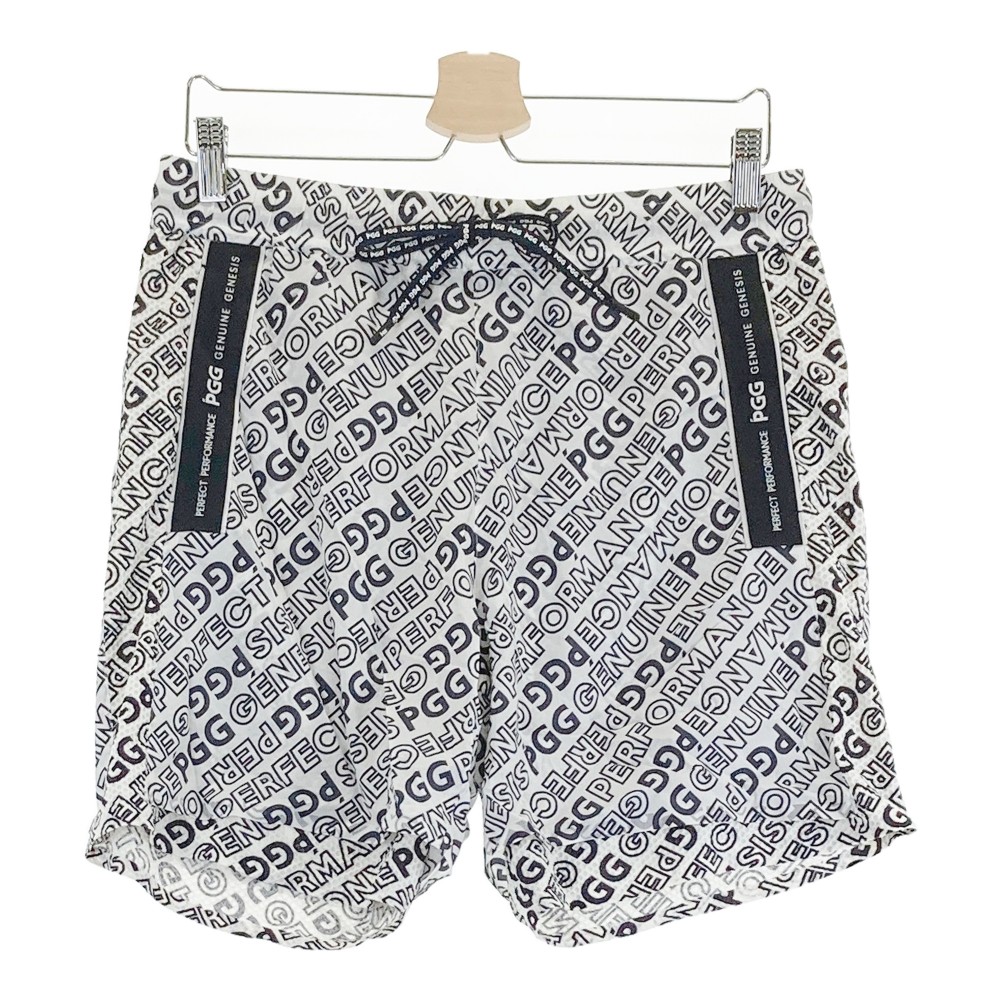 【楽天市場】PGG PEARLY GATES パーリーゲイツ ハーフパンツ ロゴ 総柄 ホワイト系 【中古】ゴルフウェア メンズ：中古ゴルフ ...