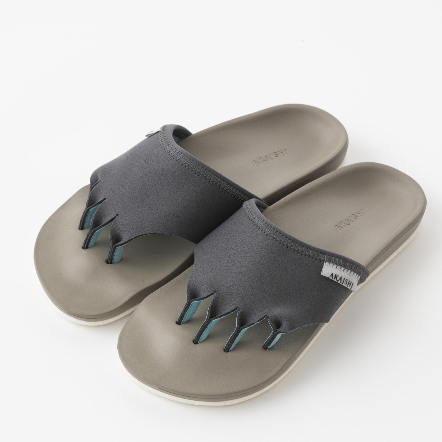 【楽天市場】AKAISHI/610 5本指エクサルームサンダル グレー / L：STYLE STORE version.R