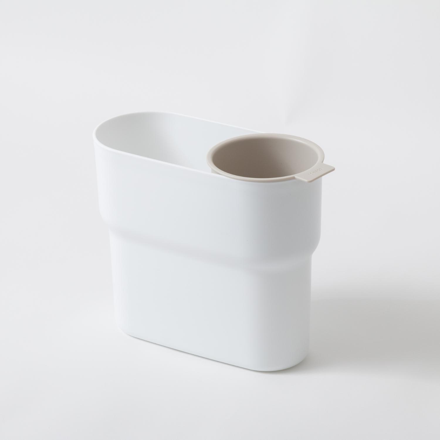 【楽天市場】ideaco/分別ゴミ箱 niko リッチホワイト/サンドホワイト：STYLE STORE version.R