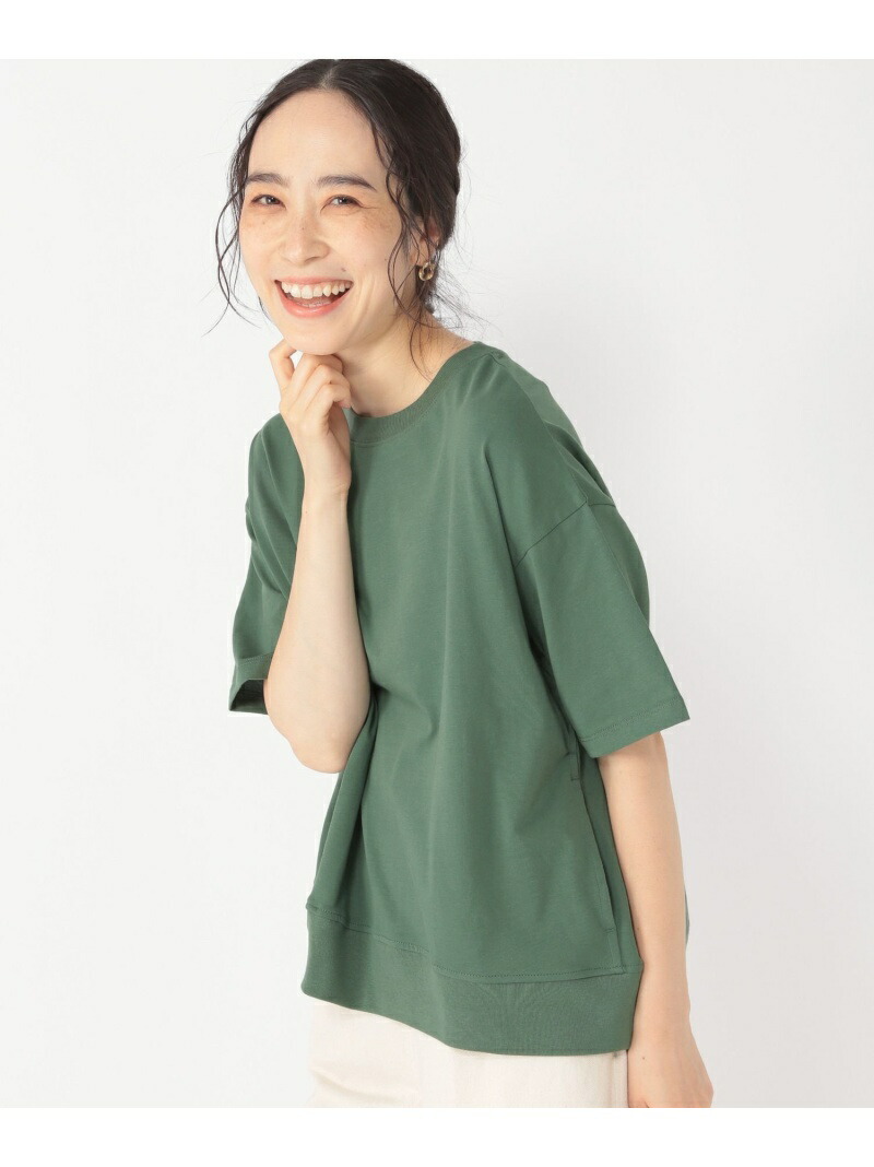 【楽天市場】【SALE／54%OFF】(W)サイドポケットT studio CLIP スタディオクリップ トップス カットソー・Tシャツ ...