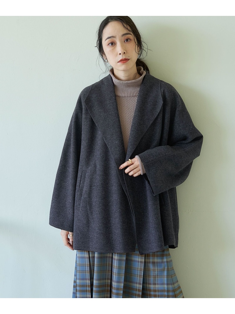 【楽天市場】【SALE／50%OFF】(W)ニードルパンチトッパーCT studio CLIP スタディオクリップ ジャケット・アウター その ...