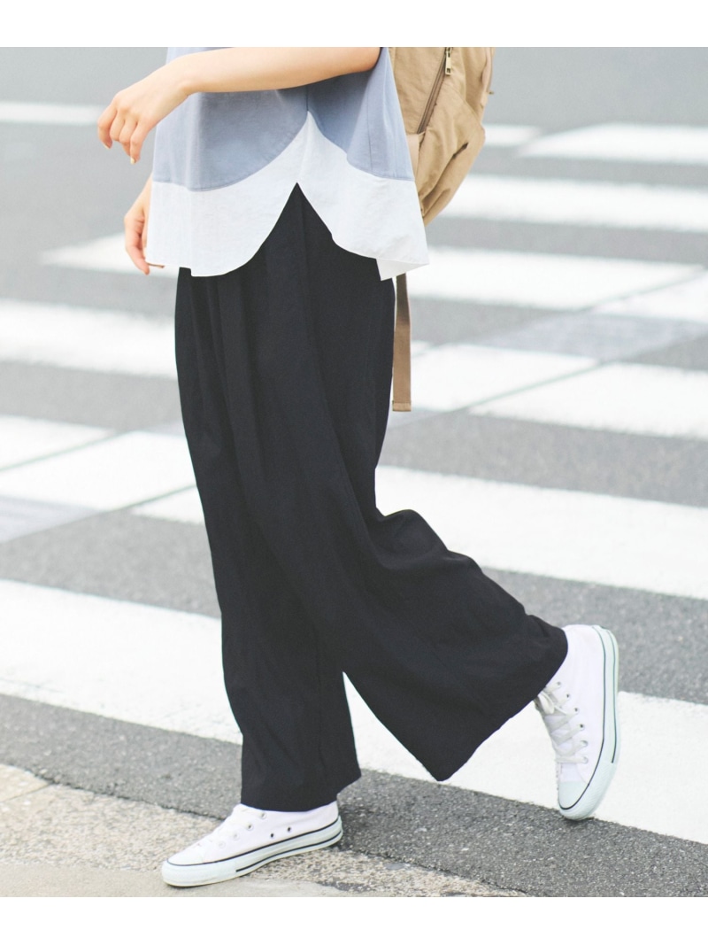 【楽天市場】【SALE／65%OFF】【みんなのリクエスト×佐藤かなさんコラボ】多機能ギャザーワイドパンツ[プチ・プラスサイズあり ...