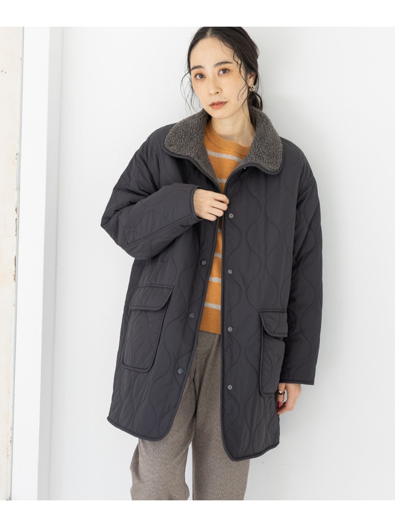 【楽天市場】【SALE／60%OFF】【撥水/マシンウォッシャブル】リバーシブルボアミドルコート studio CLIP スタディオクリップ ...