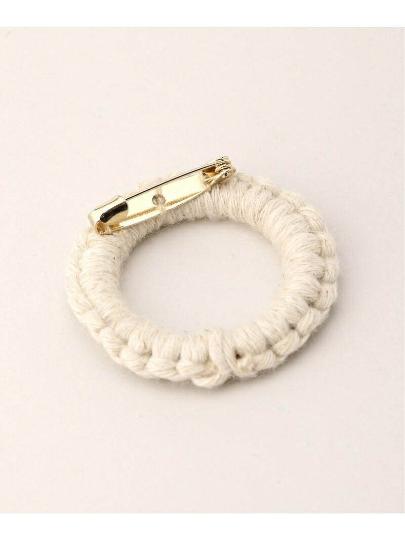 【楽天市場】【SALE／20%OFF】(W)マクラメリングブローチ studio CLIP スタディオクリップ アクセサリー ブローチ ...