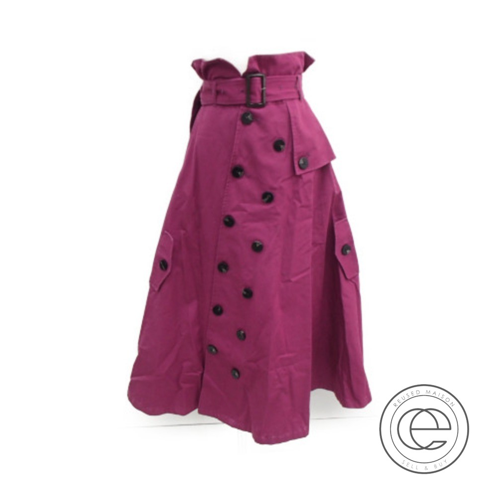 【楽天市場】AMERI アメリヴィンテージ 17AW 017290514 TRENCH LIKE SKIRTトレンチ スカート ピンク レディース 【中古】：ブランドリサイクル エコスタイル