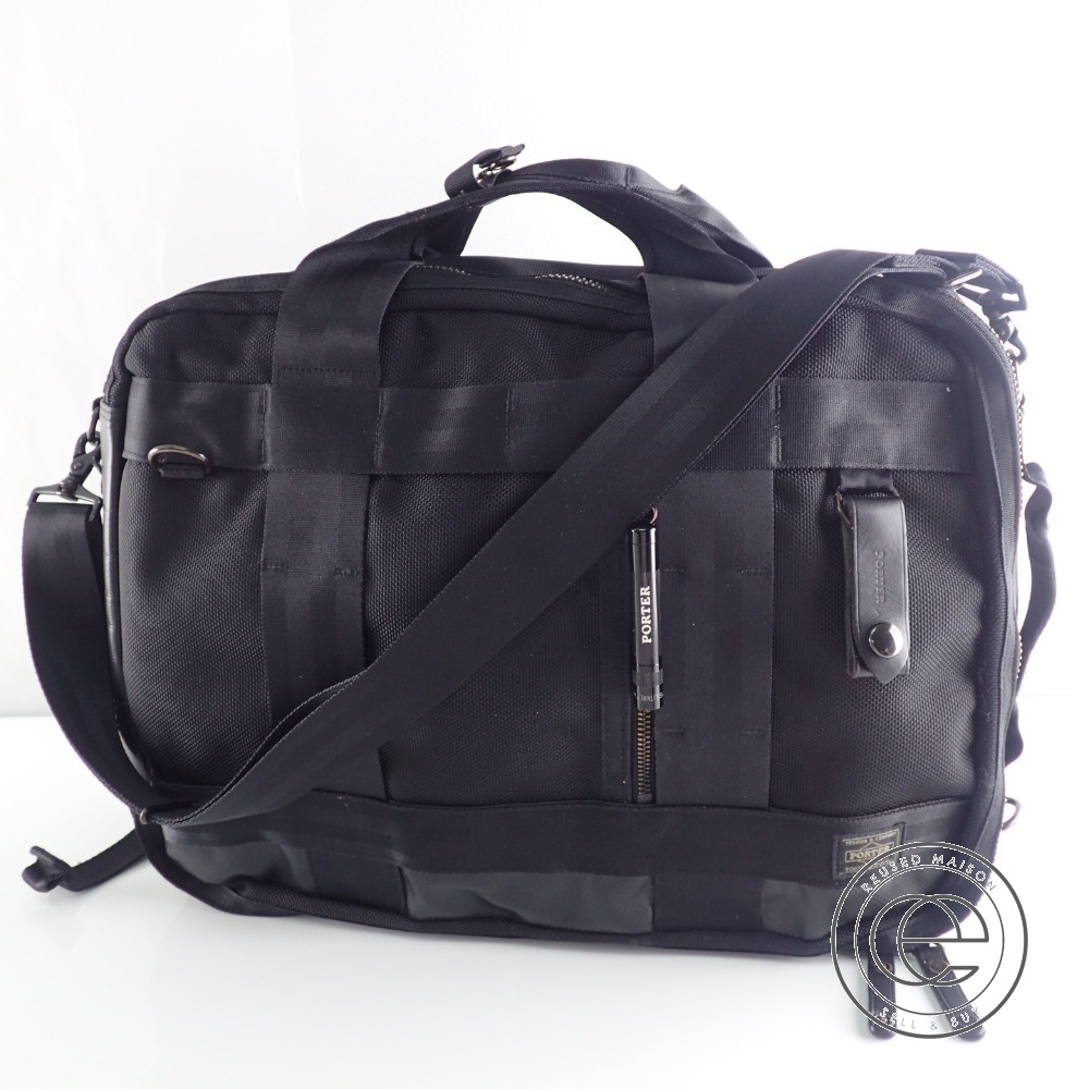 【楽天市場】PORTER ポーター 703-07964 HEAT 3WAY BRIEFCASE ヒート 3WAY ブリーフケース ブラック レディース 【中古】：ブランドリサイクル エコスタイル