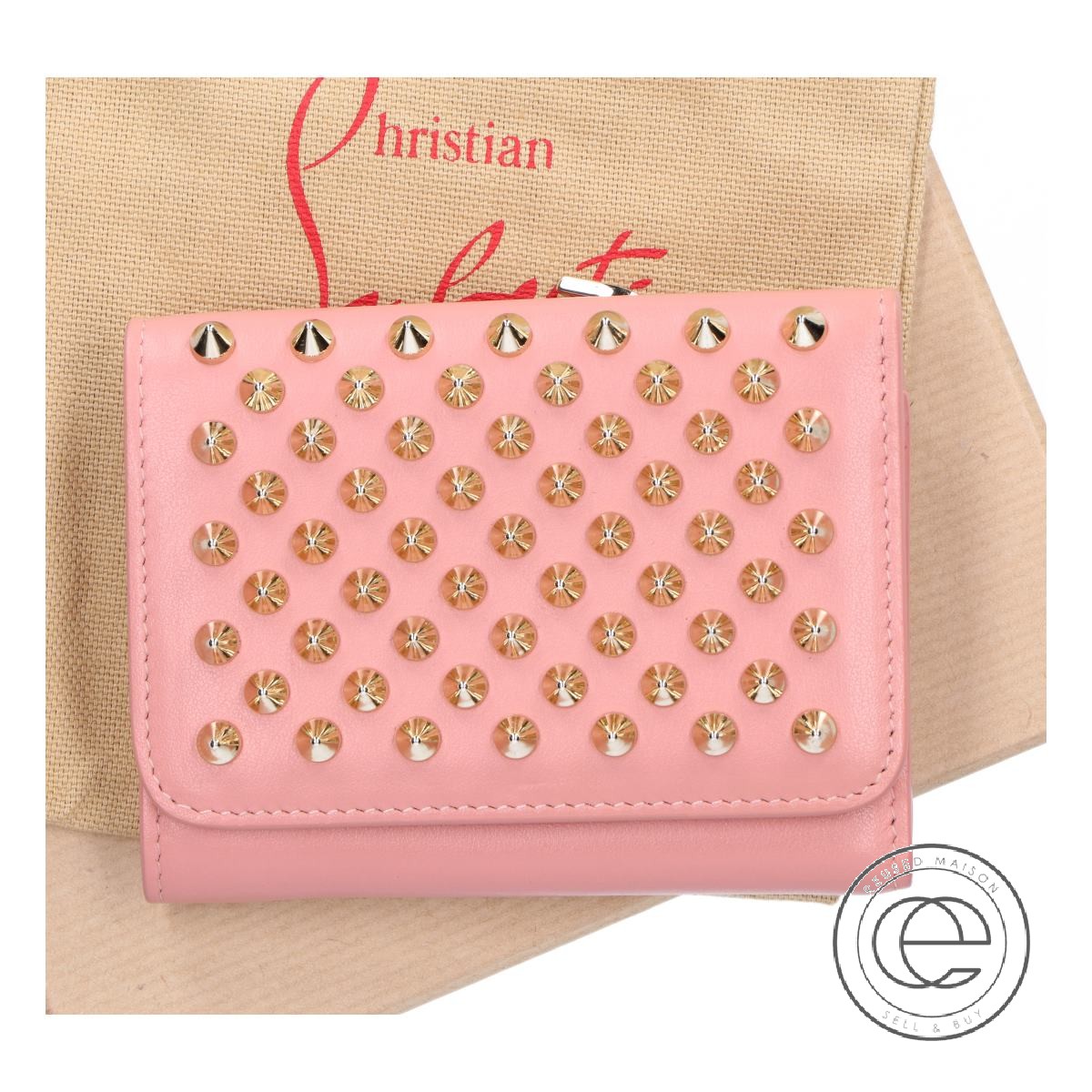 【楽天市場】Christian Louboutinクリスチャンルブタン 3165040 P114 Macaron Mini Wallet ...
