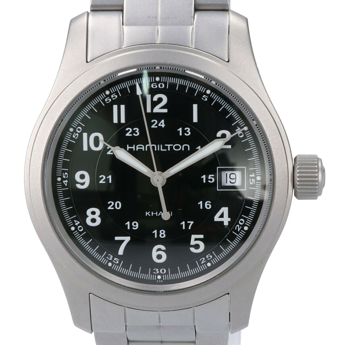 【楽天市場】HAMILTON ハミルトン 【美品〇】H68411133 カーキ フィールド クォーツ 腕時計 シルバー メンズ 【中古 ...