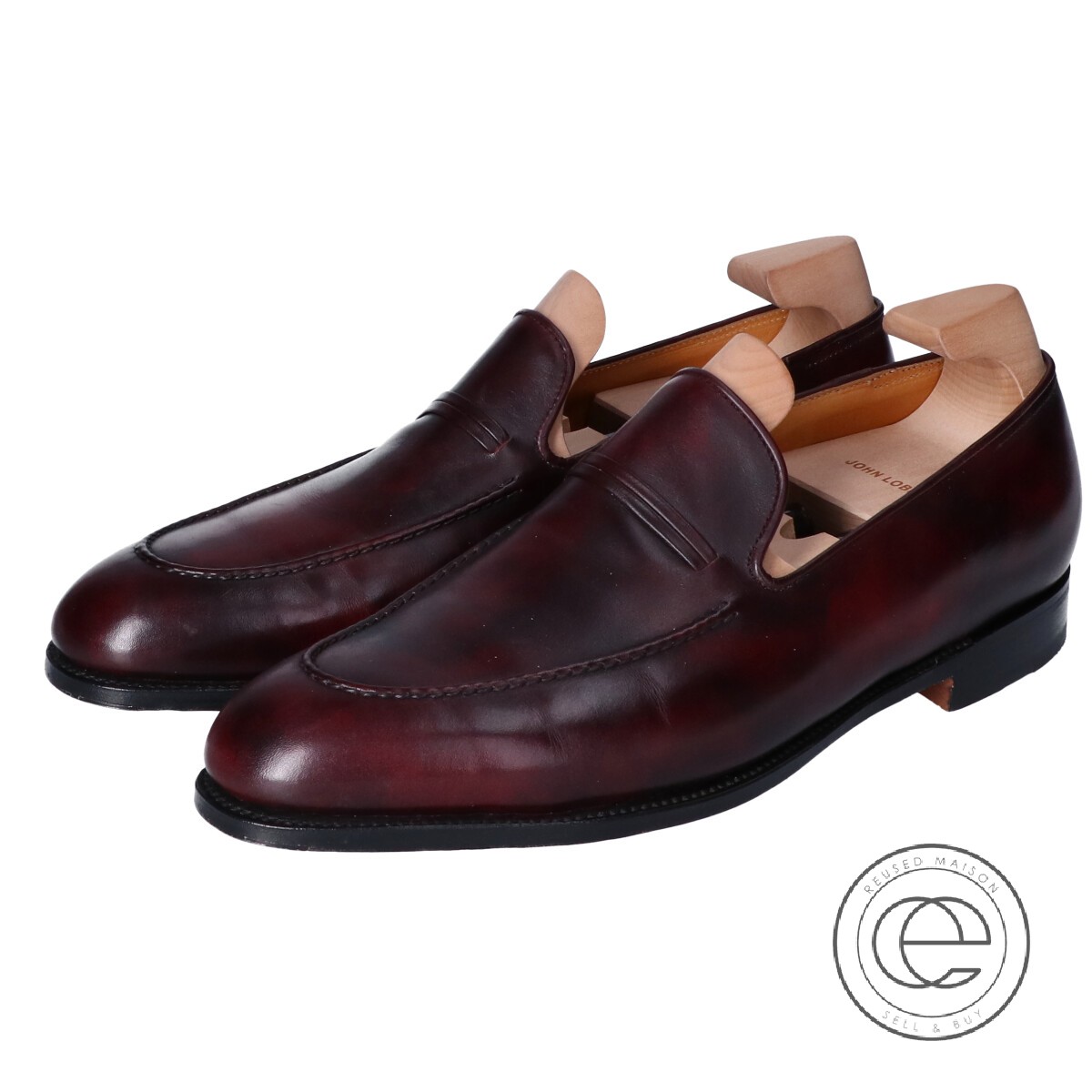 【楽天市場】JOHN LOBB ジョンロブ AMBLEアンブル 4098ラスト ミュージアムカーフ コインローファー/ シューズ 7 1/2E ...