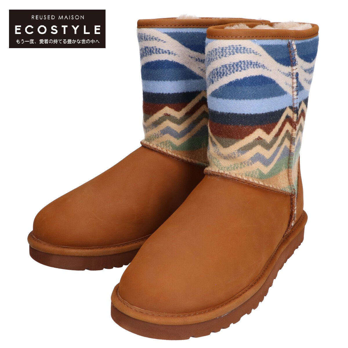 【楽天市場】UGG アグ 1011215 W CLASSIC SHORT PENDLETON クラシックショート ペンドルトン ムートンブーツ シューズ US8 CHESTNUT レディース ...