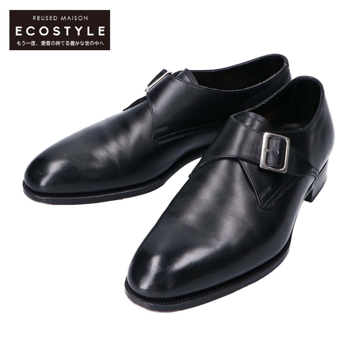 【楽天市場】Edward Green エドワードグリーン MERCER 82ラスト BLACK CALF モンクストラップ プレーントゥ ...