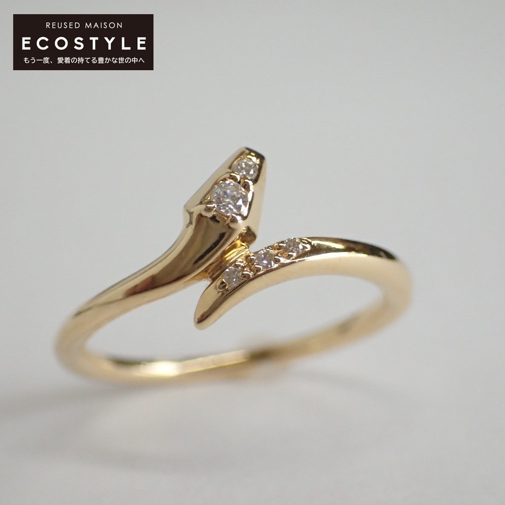 【楽天市場】STAR JEWELRY スタージュエリー K18YG/ダイヤモンド 0.02ct 2ZR1572 PYTHON KNOT ピンキー リング・指輪 イエローゴールド/ダイヤモンド ...