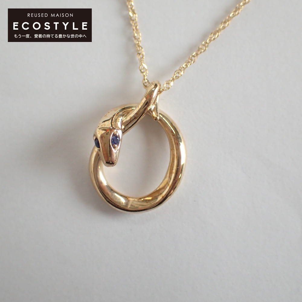 【楽天市場】STAR JEWELRY スタージュエリー K10YG 2JN0906 PYTHON KNOT パイソンモチーフ ネックレス イエローゴールド レディース 【中古】：ブランド ...