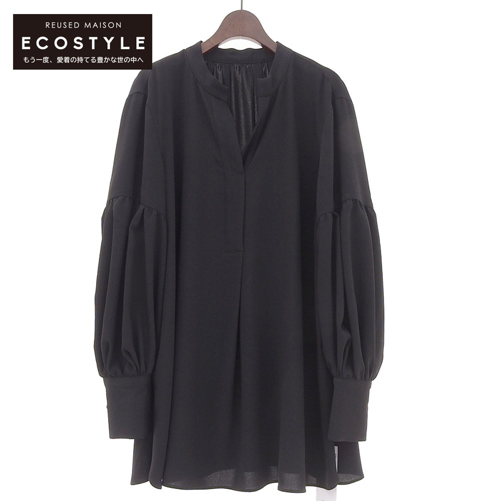 【楽天市場】ADORE アドーア 未使用 ADORE アドーア PEミドルジョーゼット トップス レディース ブラック 38 21AW 531 ...