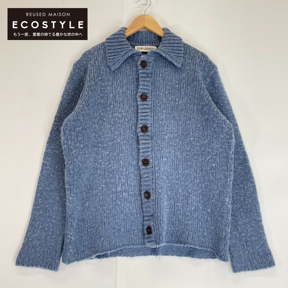 【楽天市場】OUR LEGACY アワーレガシー 22FW FUNKY BLUE BIG CARDIGAN カーディガン 46 ブルー ...