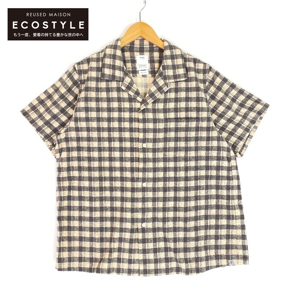 【楽天市場】VISVIM ビズビム 22AW KHADI CHECK FAIRWAY SHIRT/チェックシャツ トップス 3 グレー ...