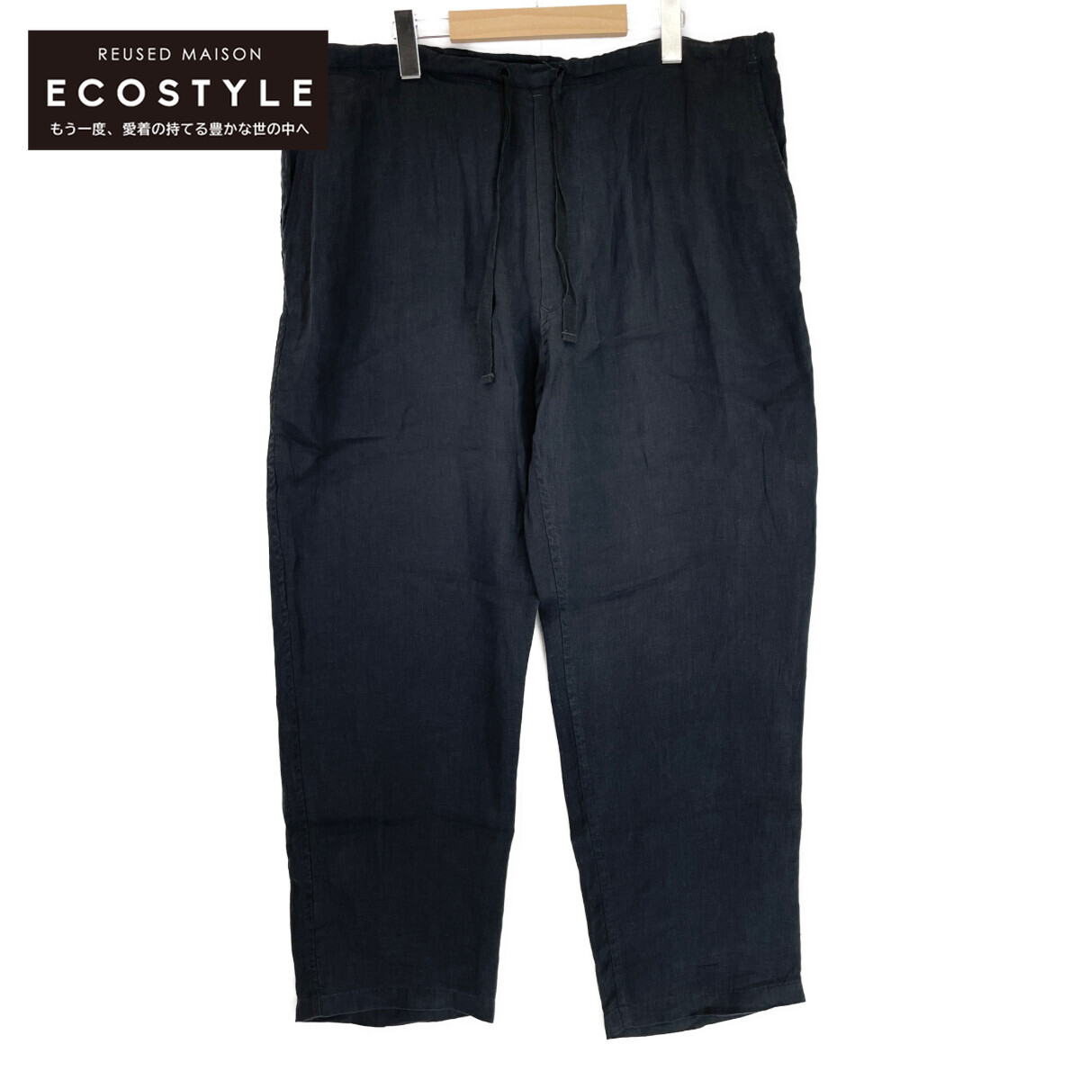 【楽天市場】COMOLI コモリ T01-03019 21SS ﾈｲﾋﾞｰ ﾘﾈﾝWｸﾛｽ ﾄﾞﾛｰｽﾄﾘﾝｸﾞﾊﾟﾝﾂ ボトムス 1 ネイビー メンズ 【中古】：ブランドリサイクル エコスタイル