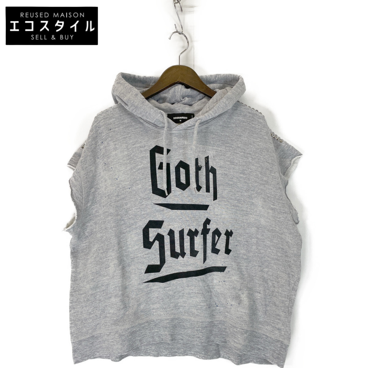 【楽天市場】DSQUARED2 ディースクエアード S74GU0696 23SS Goth SURF ﾉｰｽﾘｰﾌﾞ ﾊﾟｰｶｰ トップス M ...