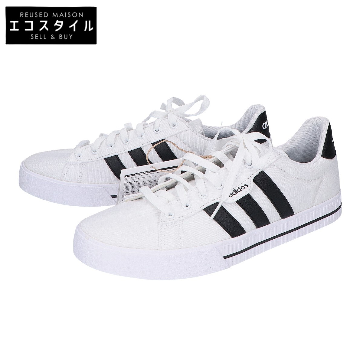 【楽天市場】adidas アディダス 新品未使用 GX1752 DAILY 3.0 スニーカー シューズ 28cm ホワイト メンズ 【中古 ...