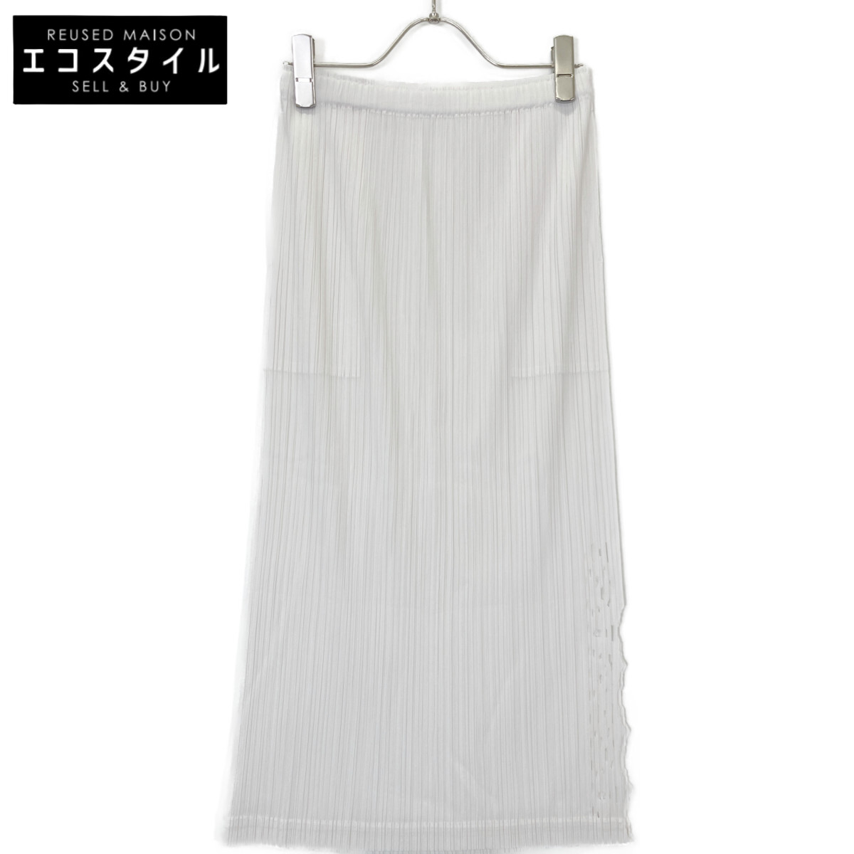 【楽天市場】PLEATS PLEASE プリーツプリーズ 19SS PP91-JG763 ﾎﾜｲﾄ ｶｯﾄﾜｰｸ ｽﾘｯﾄ ﾌﾟﾘｰﾂｽｶｰﾄ ...