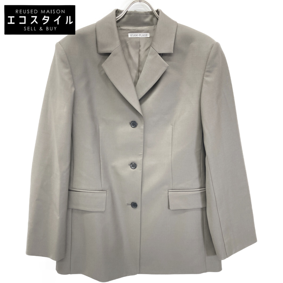 楽天市場】RIAM PLAGE リアム プラージュ ジャケット ベージュ 38 (M