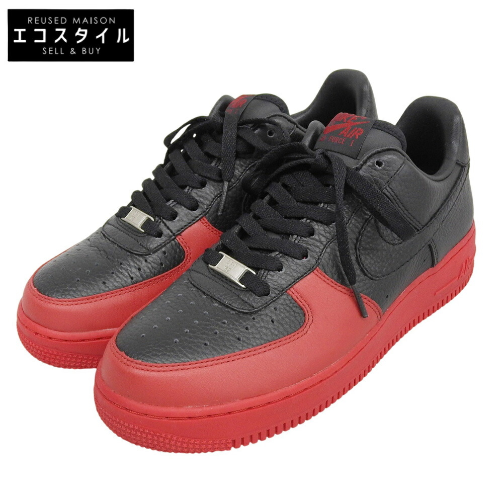 【楽天市場】NIKE ナイキ 美品 Air Force 1 Low AJ12 Black/Varsity Red シューズ メンズ ブラック× ...
